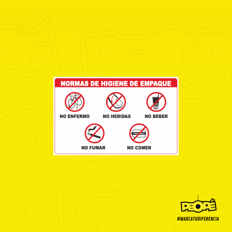 Señal Obligatorio Mantener Limpa El Area De Empaque | MyBusinessplus